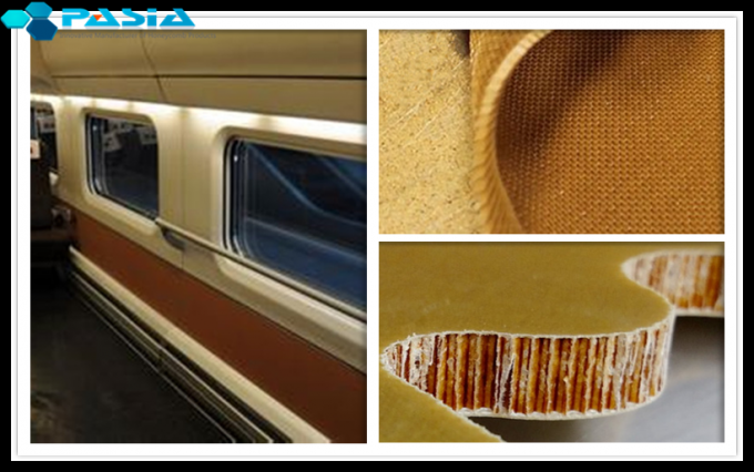 Yacht / Boat Interior Construction Aramid Honeycomb Panels Basalt Fiber ...