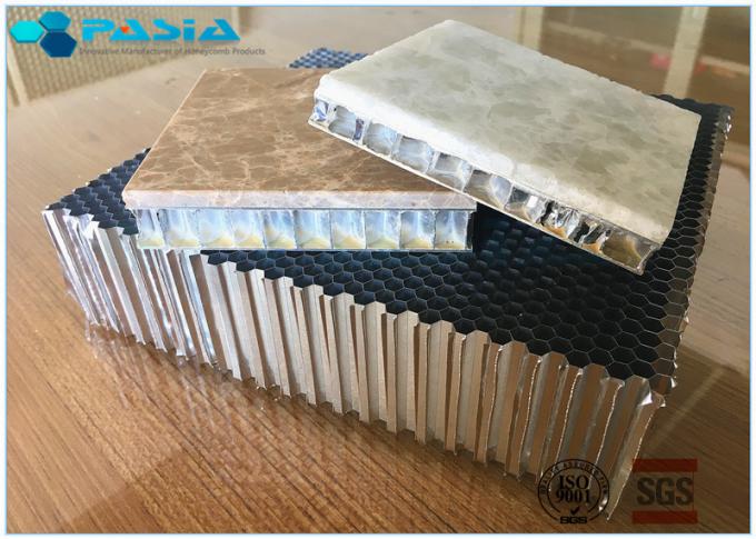 Limestone Honeycomb Stone Panels , Customized Size Lightweight Cladding ...